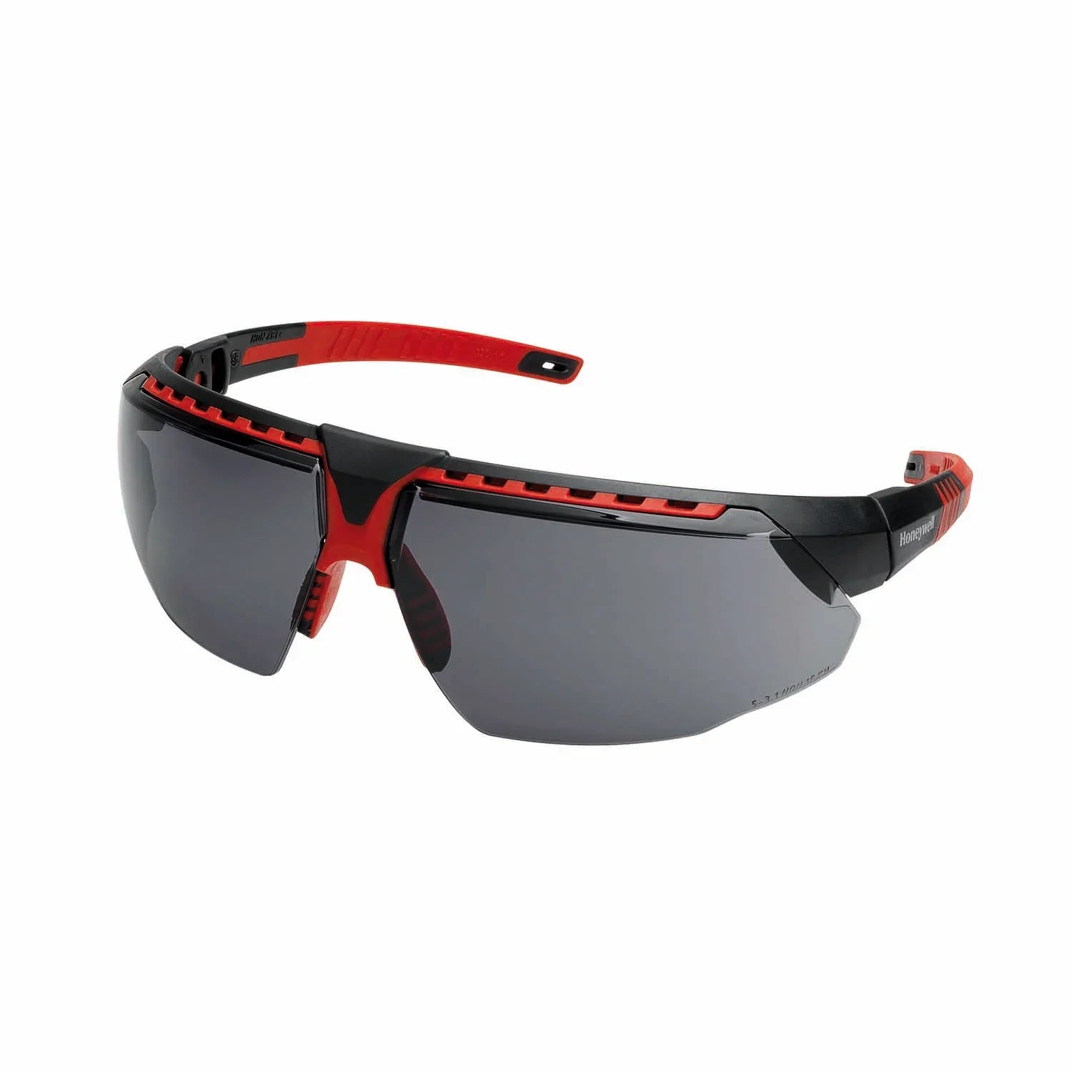 Honeywell AVATAR Safety Glasses Black/Red Frame Grey Lens